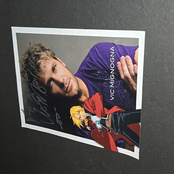 No Brand | Other | Rare Vic Mignogna Signed 8x Full Metal Alchemist ...